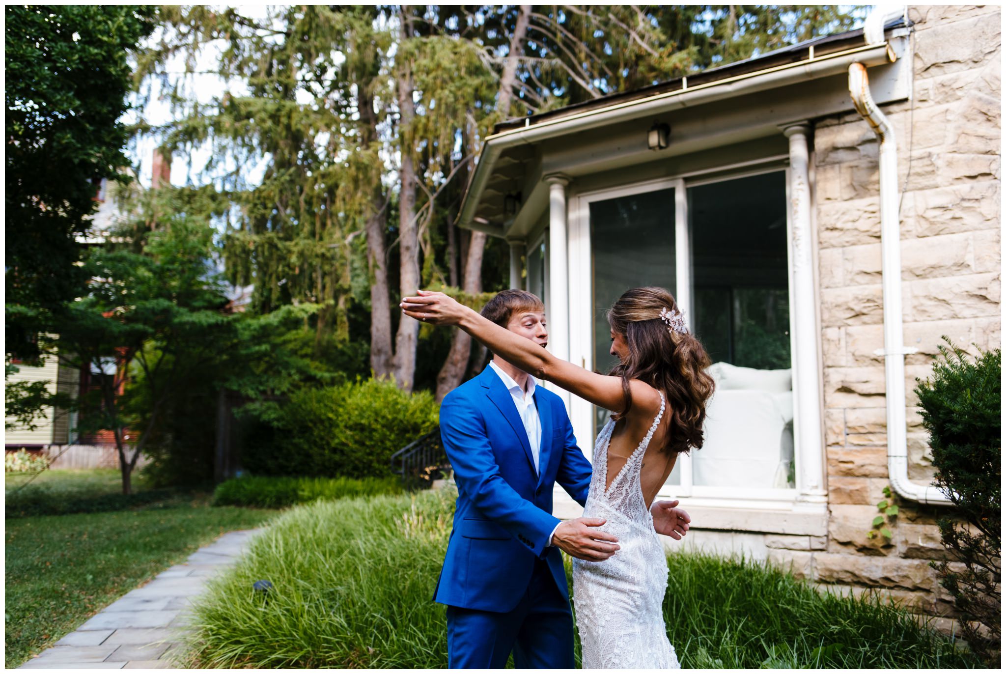 Colorful Ithaca Farmer's Market Wedding